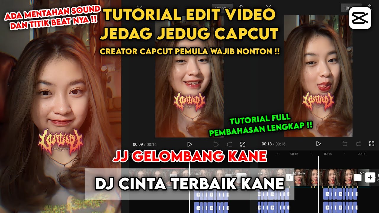 Tutorial Edit Jedag Jedug Capcut Sound DJ CINTA TERBAIK KANE || Tutorial Capcut #115 - YouTube