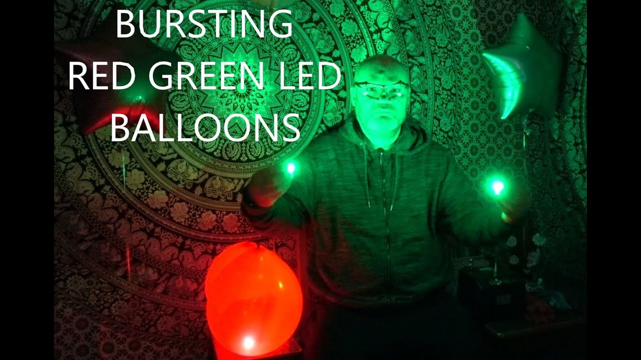 Popping Bursting RED Balloons Tangobaldy Fun - YouTube