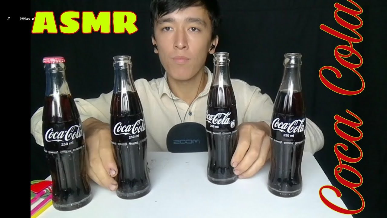 ASMR The Coca-Cola, ONE LITER OF Coca Cola, (no talking)Cola SOUNDS ...