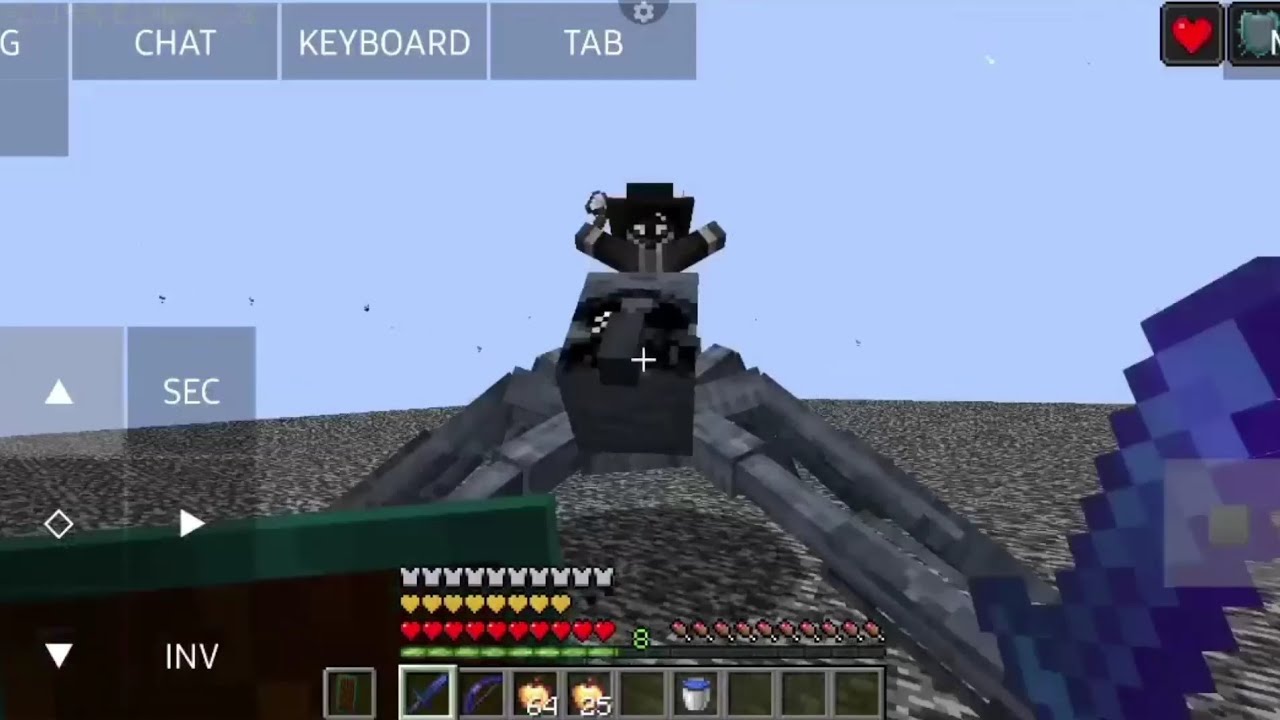 fighting the freakager in minecraft - YouTube