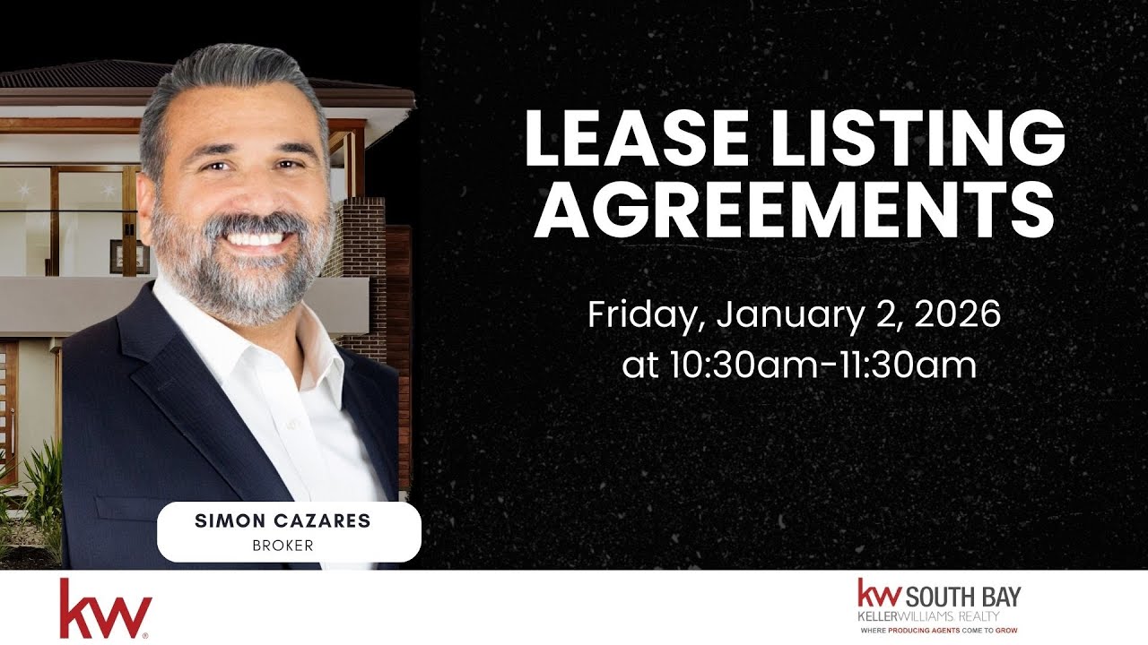 Lease Listing Agreements with Simon Cazares - YouTube
