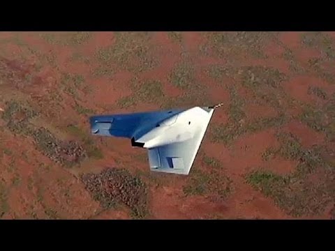 Successful test flight for top-secret UK stealth drone - YouTube