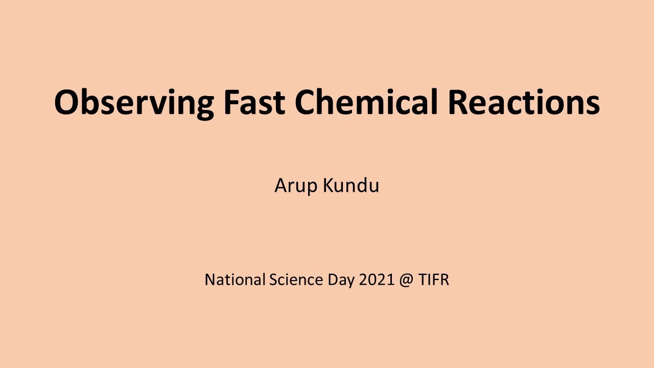 Observing Fast Chemical Reactions - YouTube