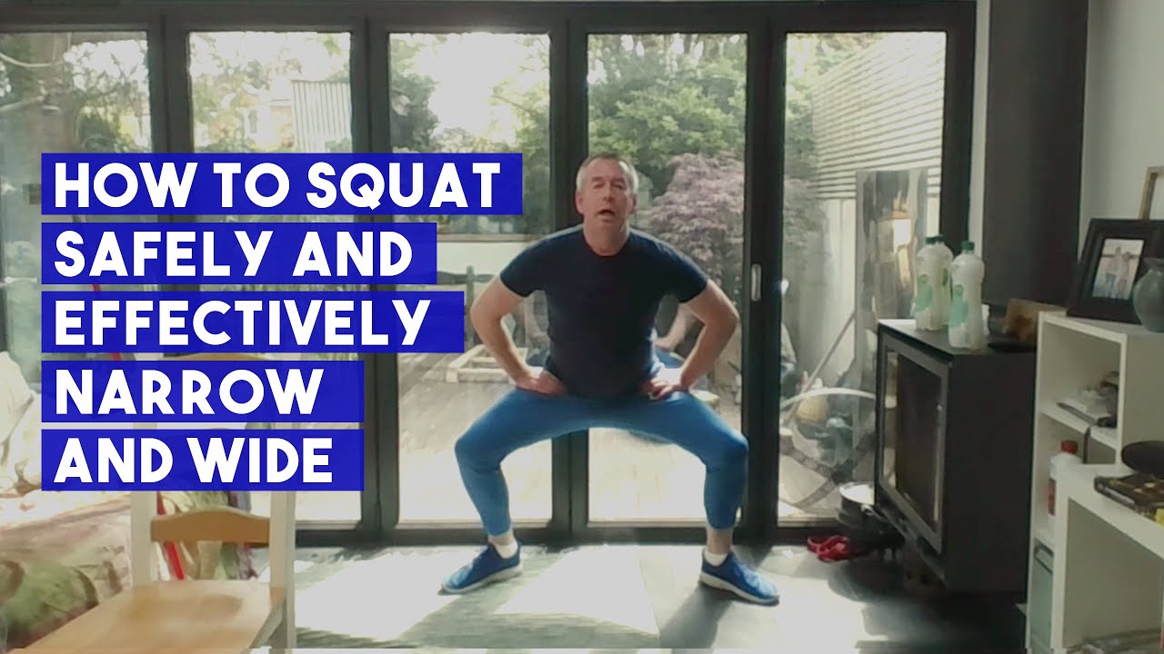 How to Squat Safely and Effectively | Narrow and Wide - YouTube