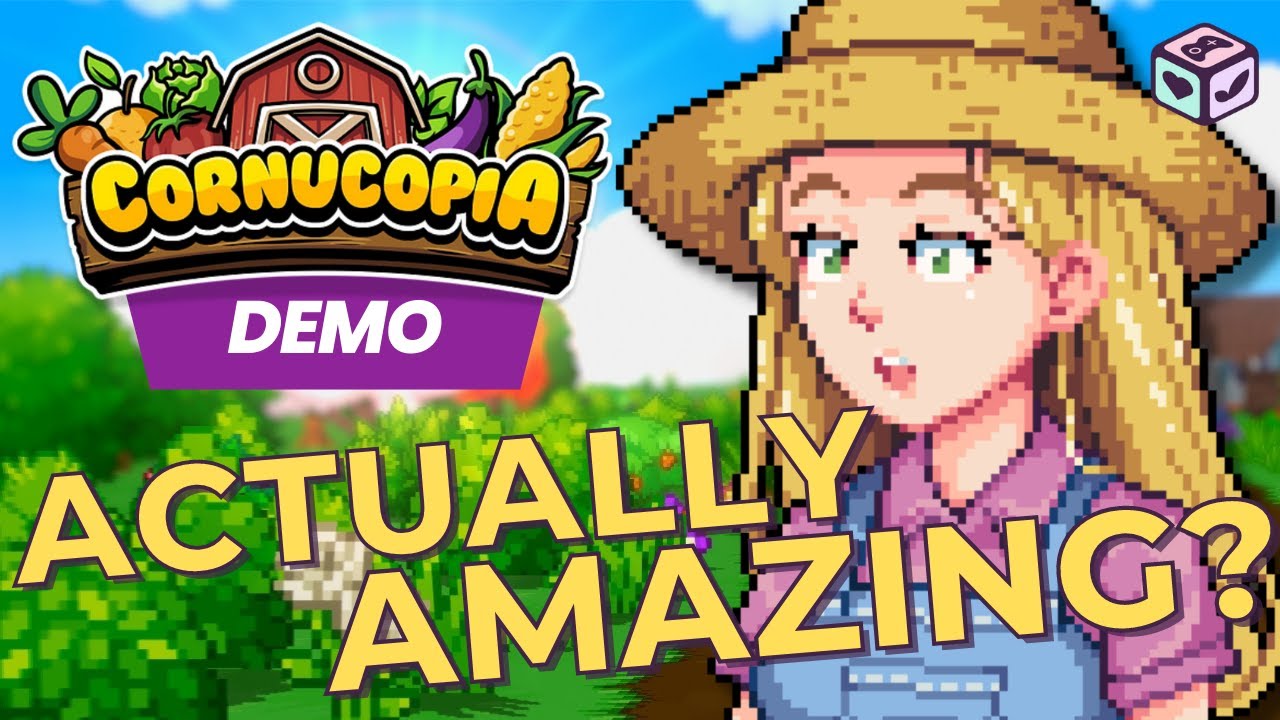 A 2.5D Farming RPG Sim?! | First Look at Cornucopia Demo - YouTube