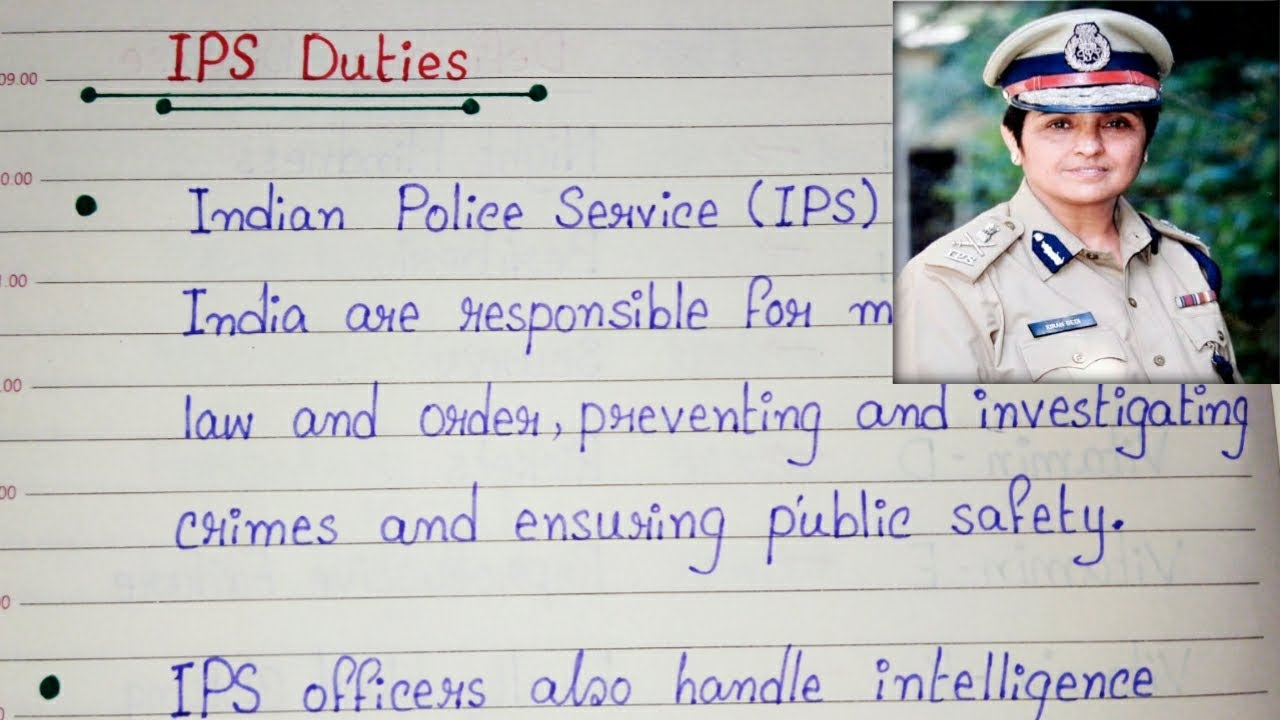 IPS Officers Duties - YouTube