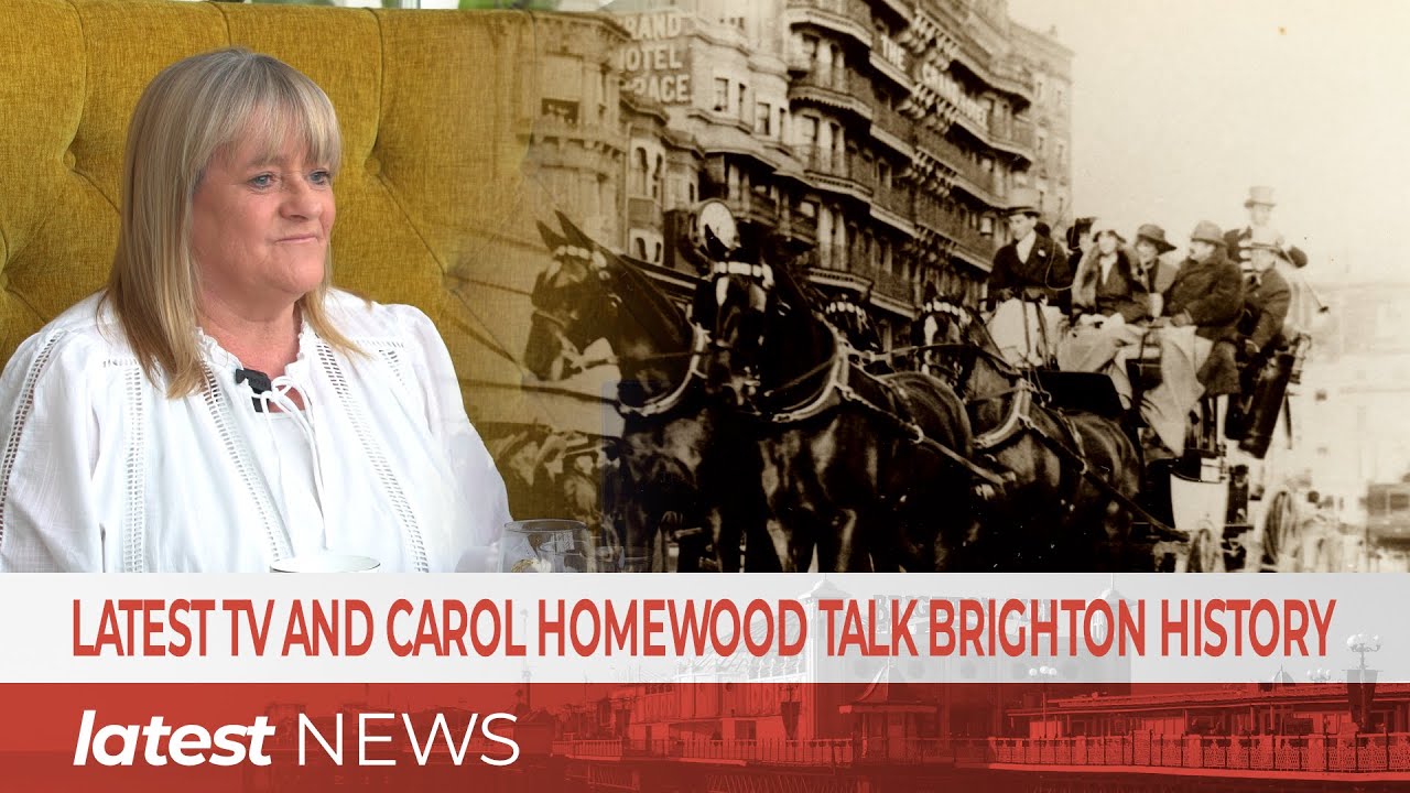 Latest TV and Carol Homewood Talk Brighton History - YouTube