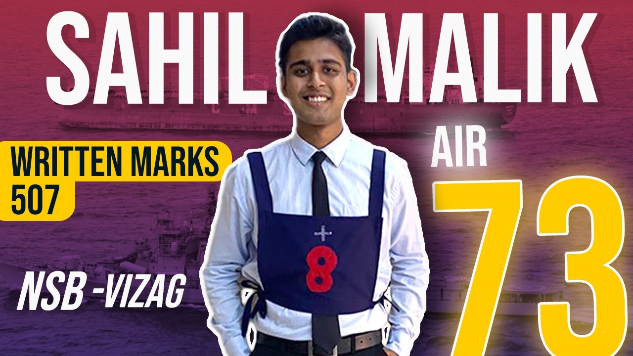 NDA TOPPER INTERVIEW | SAHIL MALIK | AIR - 73 (NDA 145 COURSE) - YouTube