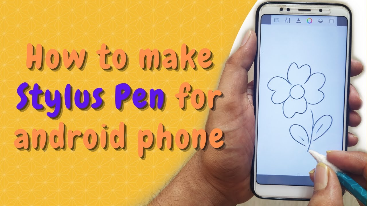 How to make stylus pen for android phone | how to make stylus pen for ...
