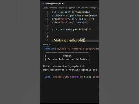 Explorando Estrategias para Extraer Información de Rutas en #python #pythontutorial # ...