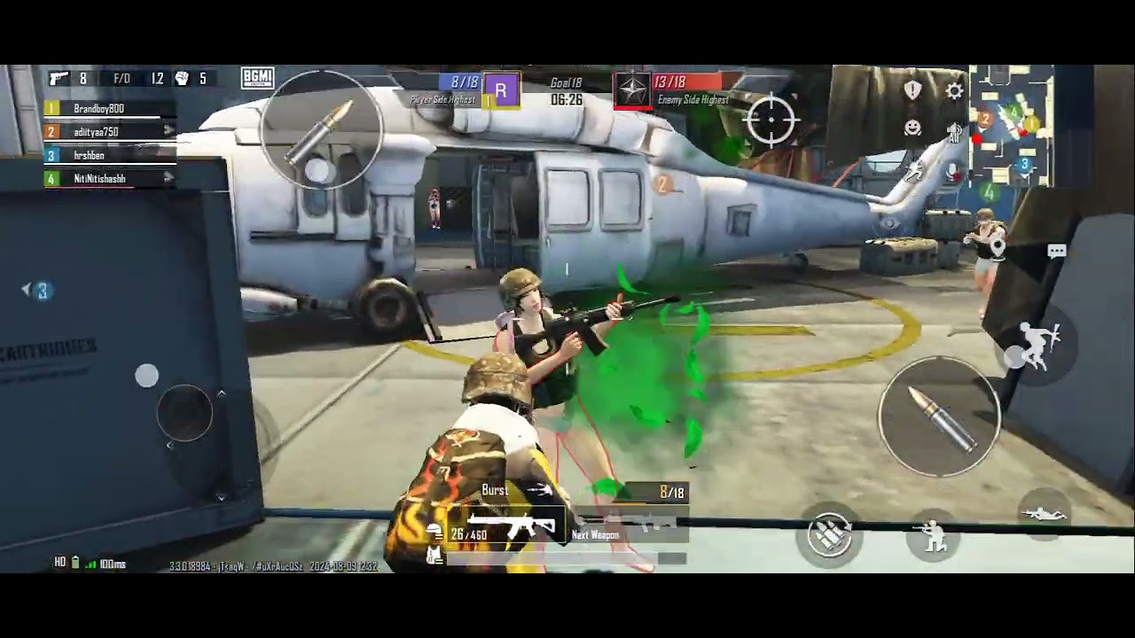 OPP gun game gameplay fight with M V P 18kills - YouTube