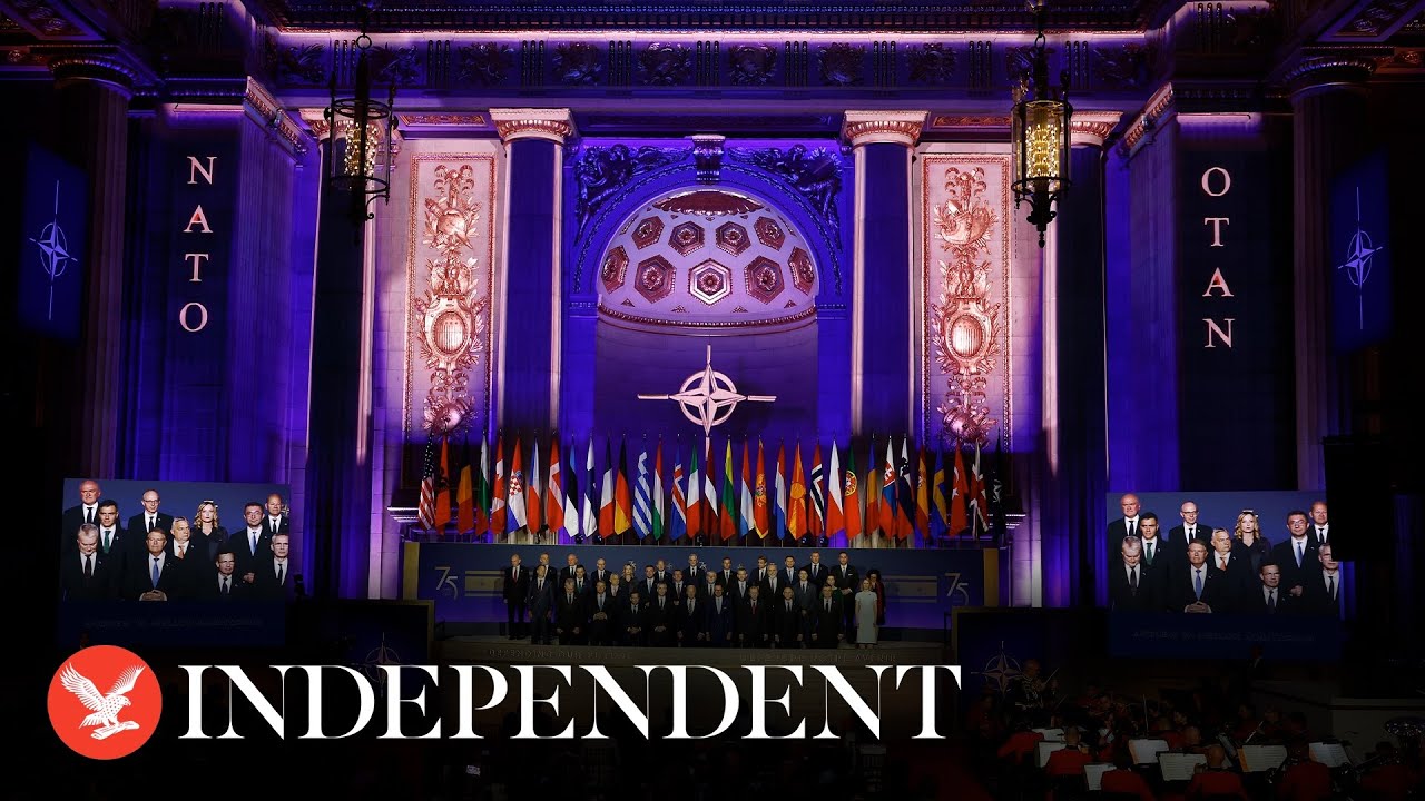 Watch again: World leaders address Nato summit in Washington DC - YouTube