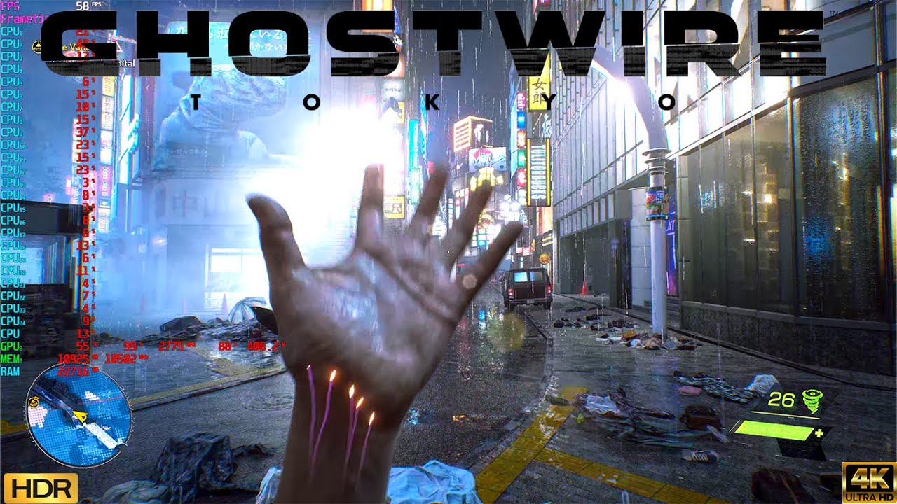 Ghostwire Tokyo Gameplay|RTX 4090 24GB|4K|DLSS performance mode|HDR ...