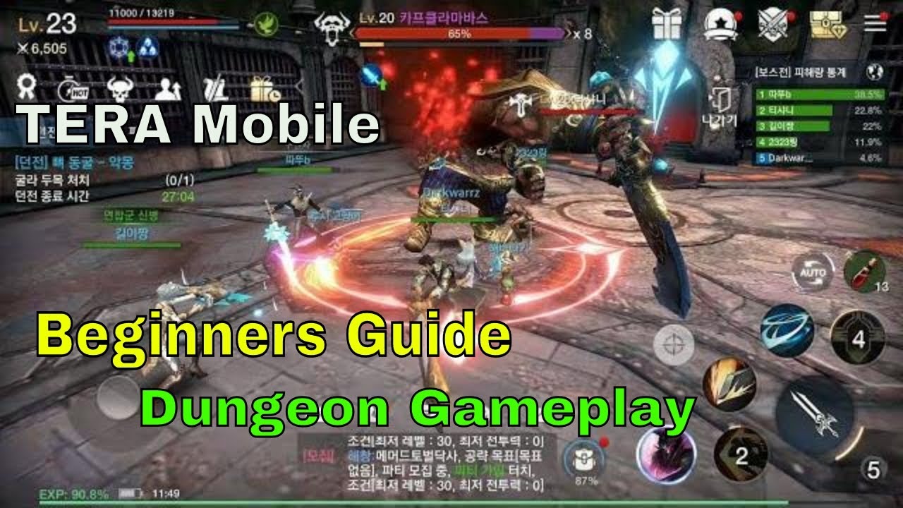 TERA Classic Mobile Beginners Guide: Leveling/Powering Up & Dungeon ...