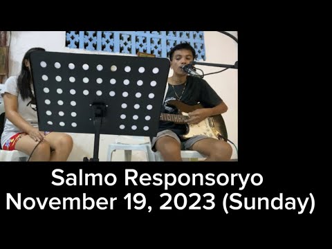 Salmo Responsoryo November 19, 2023 (Sunday) Cebuano | SHAY LORY - YouTube
