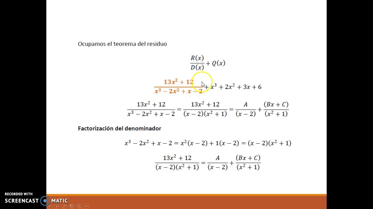 ACTIVIDAD 5 FRACCIONES PARCIALES 5/5 - YouTube