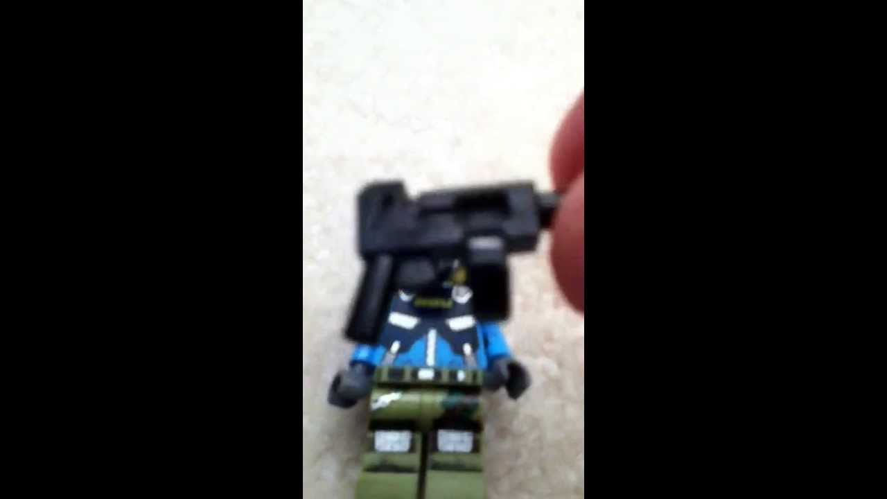 How to make a lego gas mask guy - YouTube