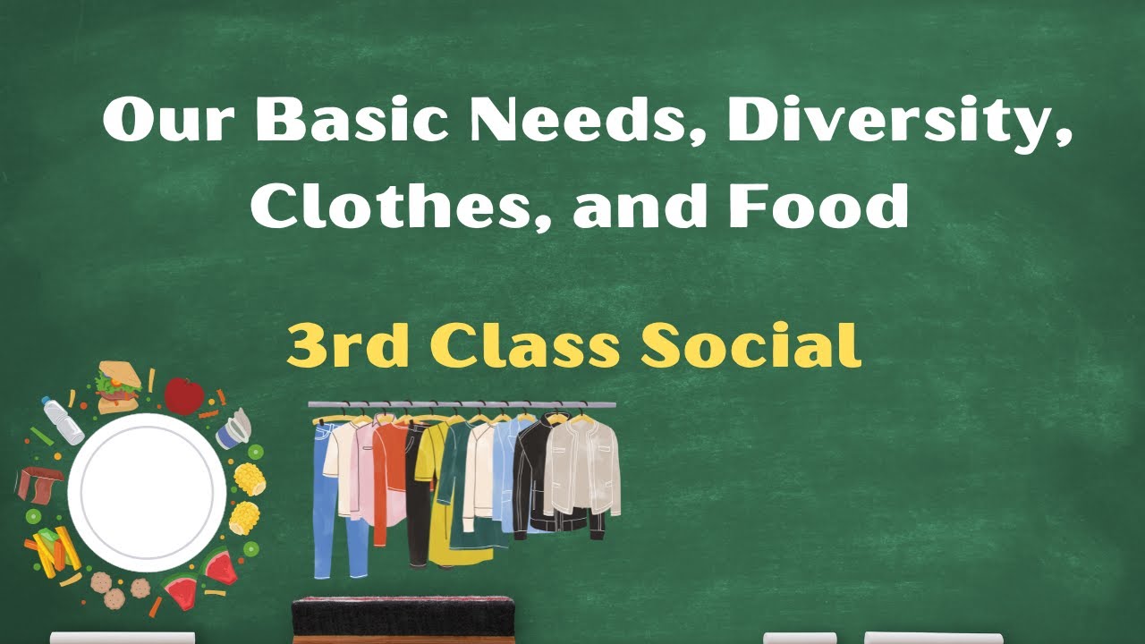 Lesson: Our Basic Needs, Diversity, Clothes, and Food | 3rd Class | Oxford Advantage - YouTube