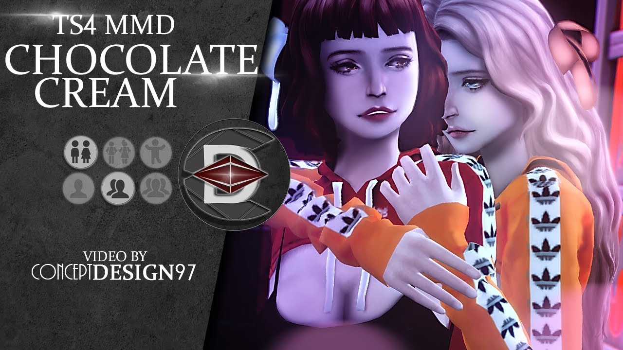 The sims 4 - MMD dance : CHOCOLATE CREAM - YouTube