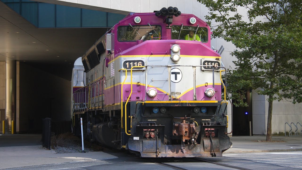 The MBTA Readville Switcher on the Grand Junction running track 9/15 ...