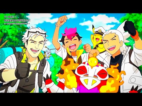 Liko Roy Dot Ult and Navi play Pokemon GO - Pokemon Horizons episode 150 [AMV]