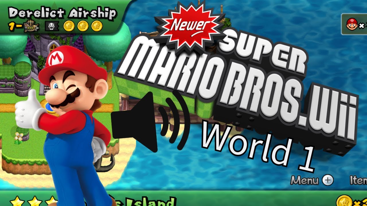 Newer Super Mario Bros. Wii - World 1 [reuploaded] - YouTube