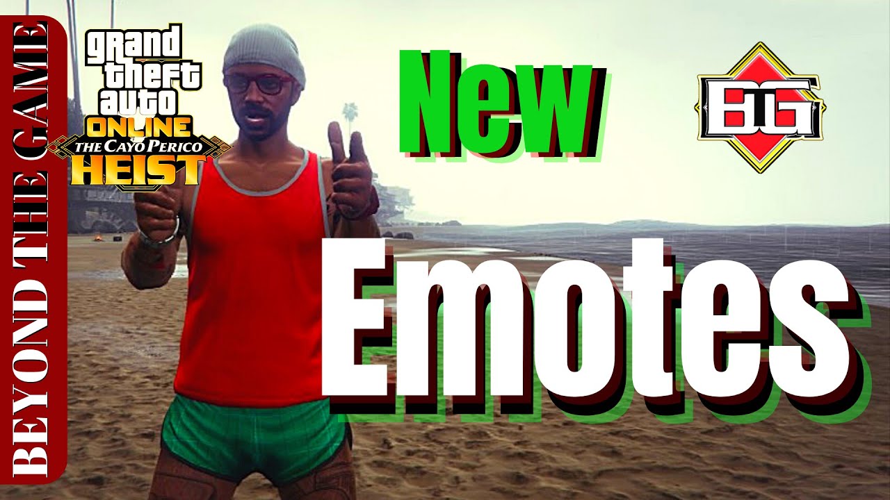 ALL NEW EMOTES For GTA 5 Online : CAYO PERICO Heist DLC Update - YouTube