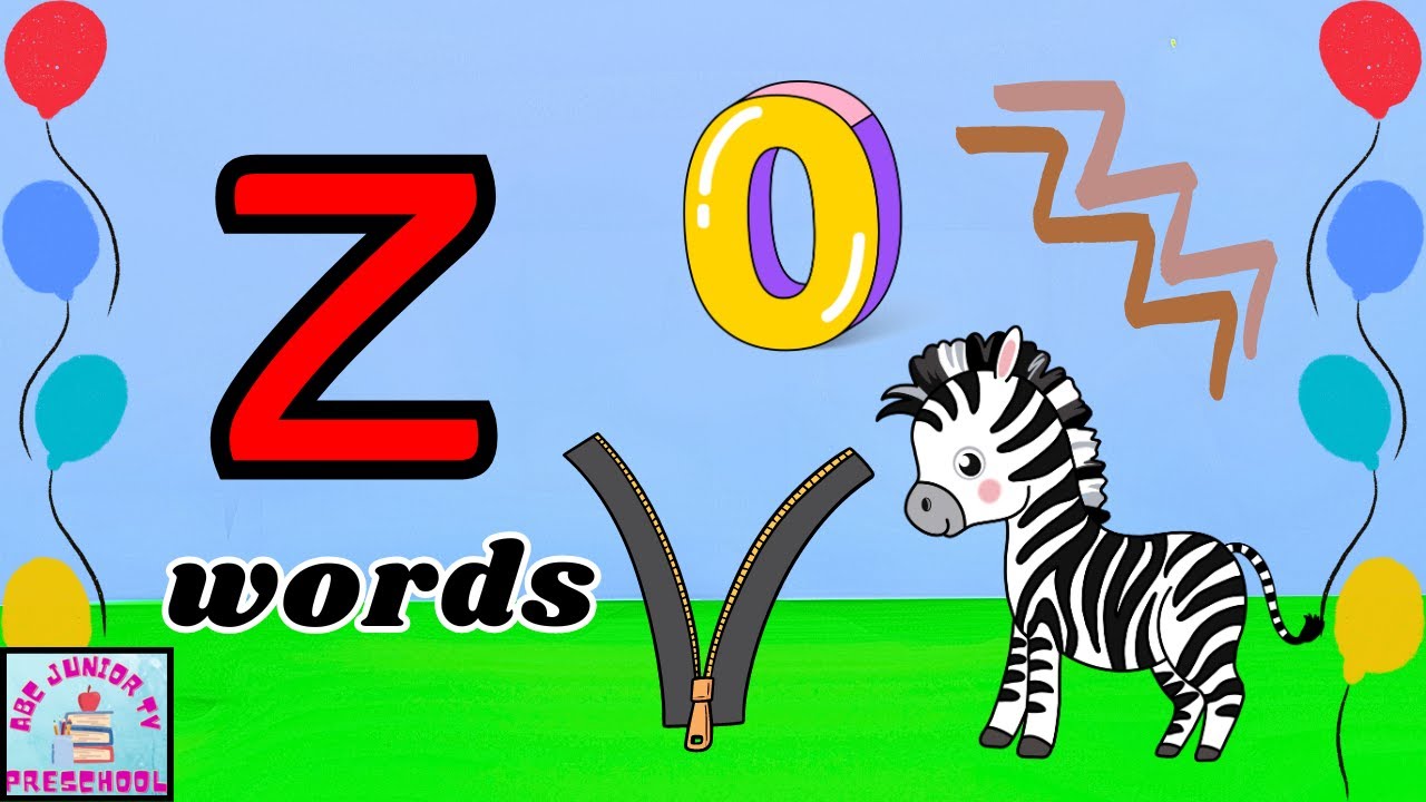 Learn the Letter Z | Fun Phonics for kids learning videos | Z for zoo ...