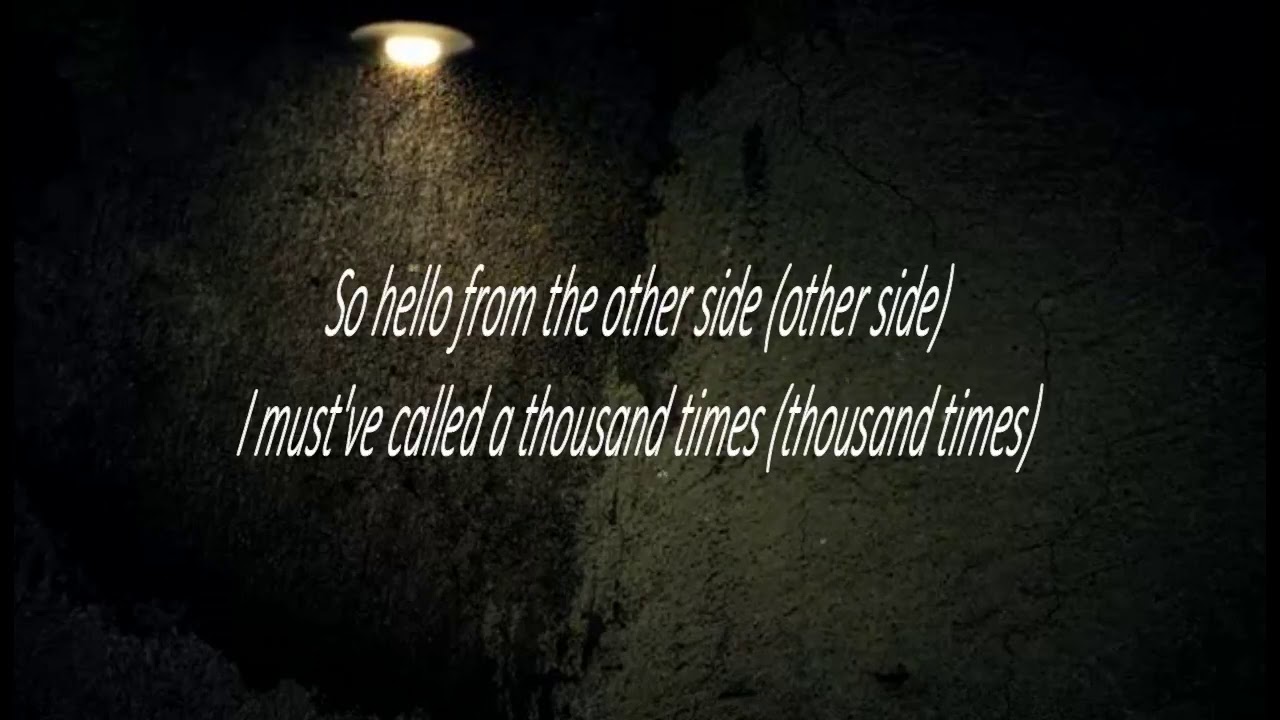 Adele - Hello (Music Lyrics) - YouTube