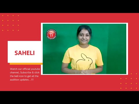 Audition of Saheli  (16, 5'4\