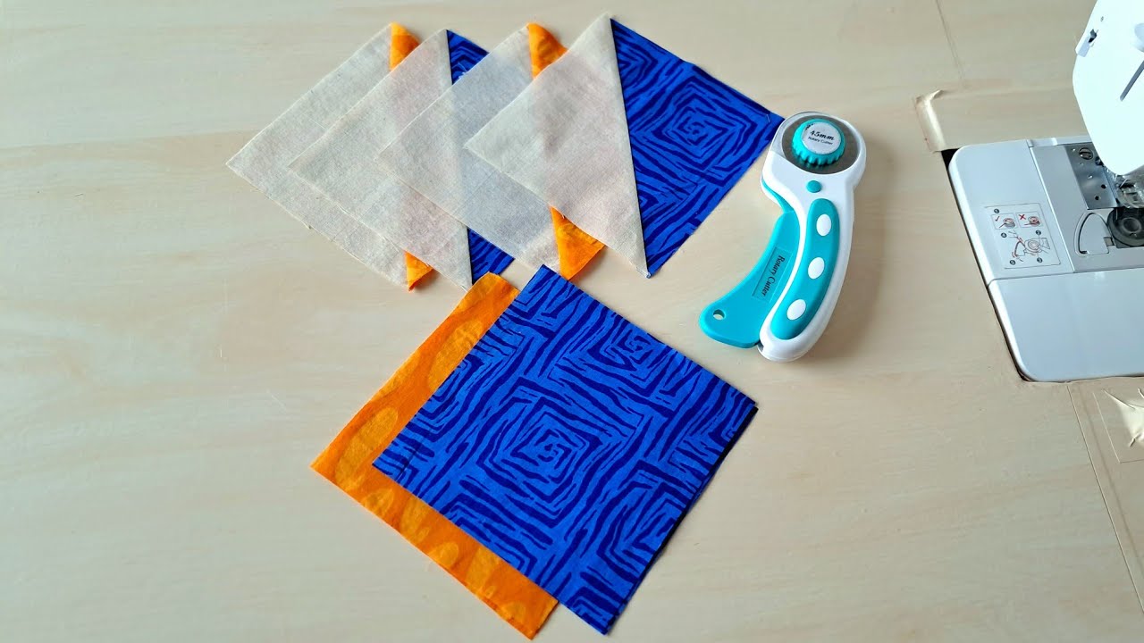 Amazing Idea of sewing with pieces of fabric ️very creative patchwork ...