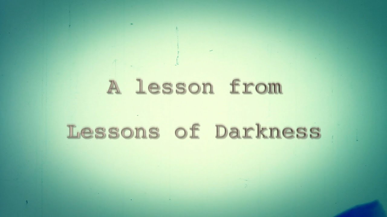 A Lesson from Lessons of Darkness: video essay - YouTube