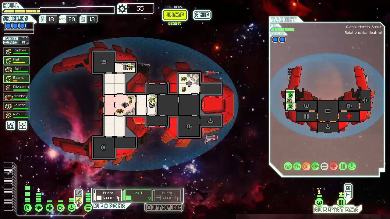 Let's Play FTL (Advanced Edition): Mantis Cruiser A (Part 3) - YouTube