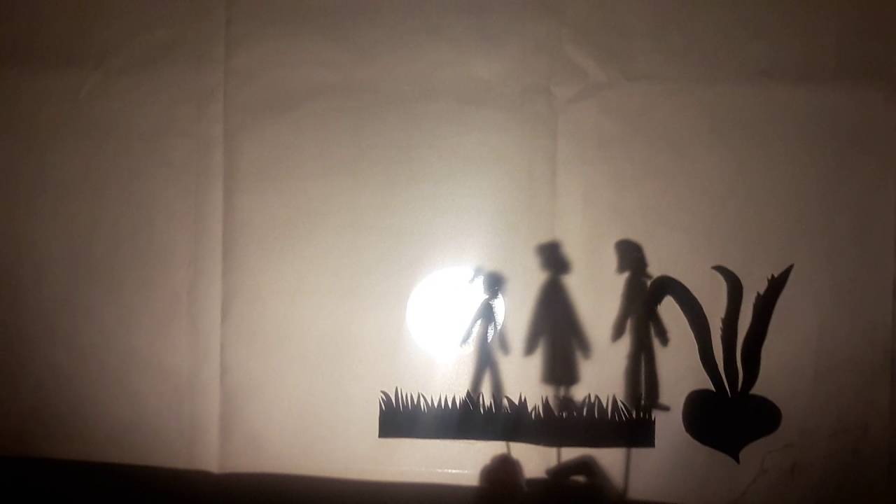 Šešėlių teatras. Lietuvių liaudies pasaką "ROPĖ " atlieka menų ...