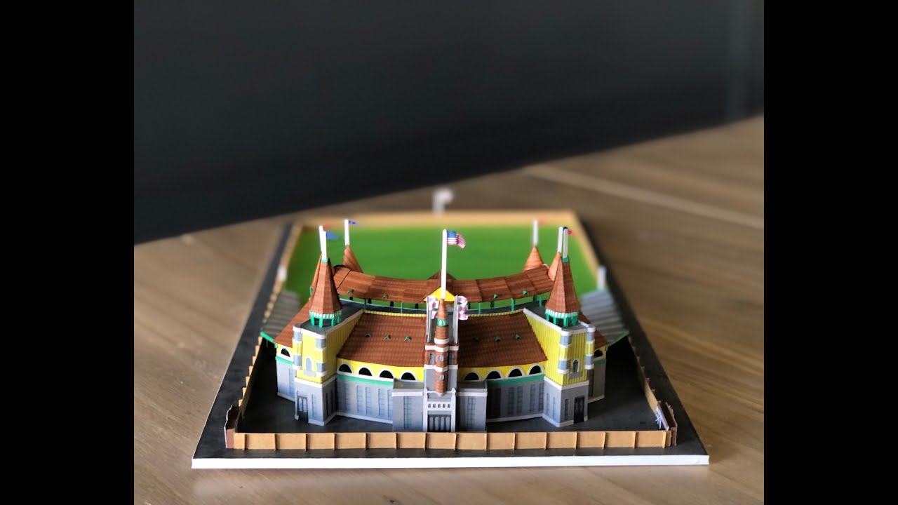 Boston's South End Grounds made out of paper! Paper Stadium #40 - YouTube