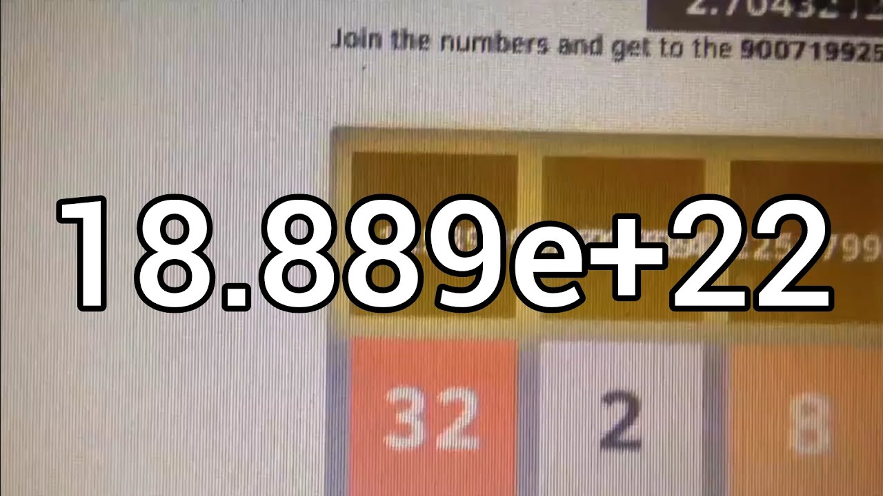 9007199254740992 TILE over 18.889 Sextillion Times - YouTube