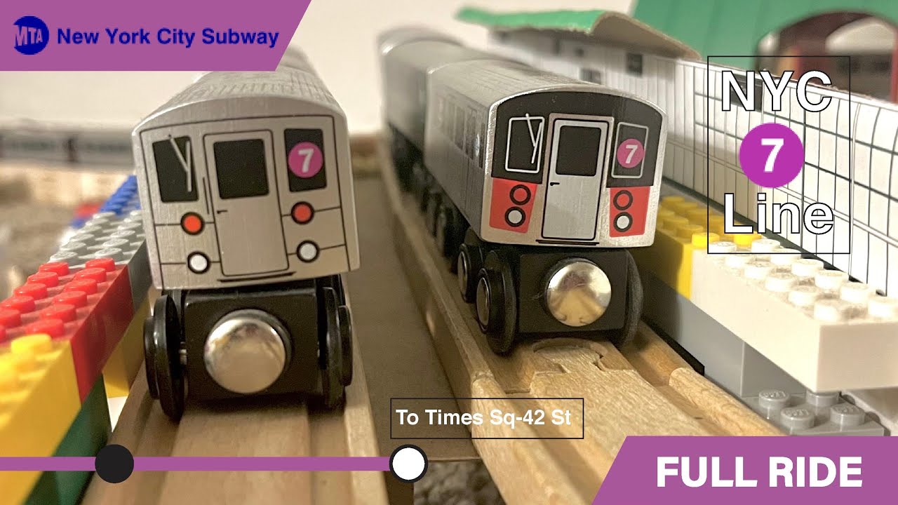 Munipals Subway: R188 (7) Train Full Ride: 74 St- Broadway To Times Sq ...