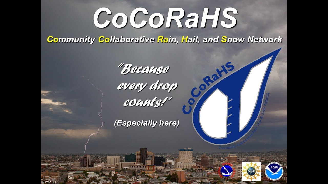 CoCoRaHS Observer Training - Southwest New Mexico and Far West Texas ...