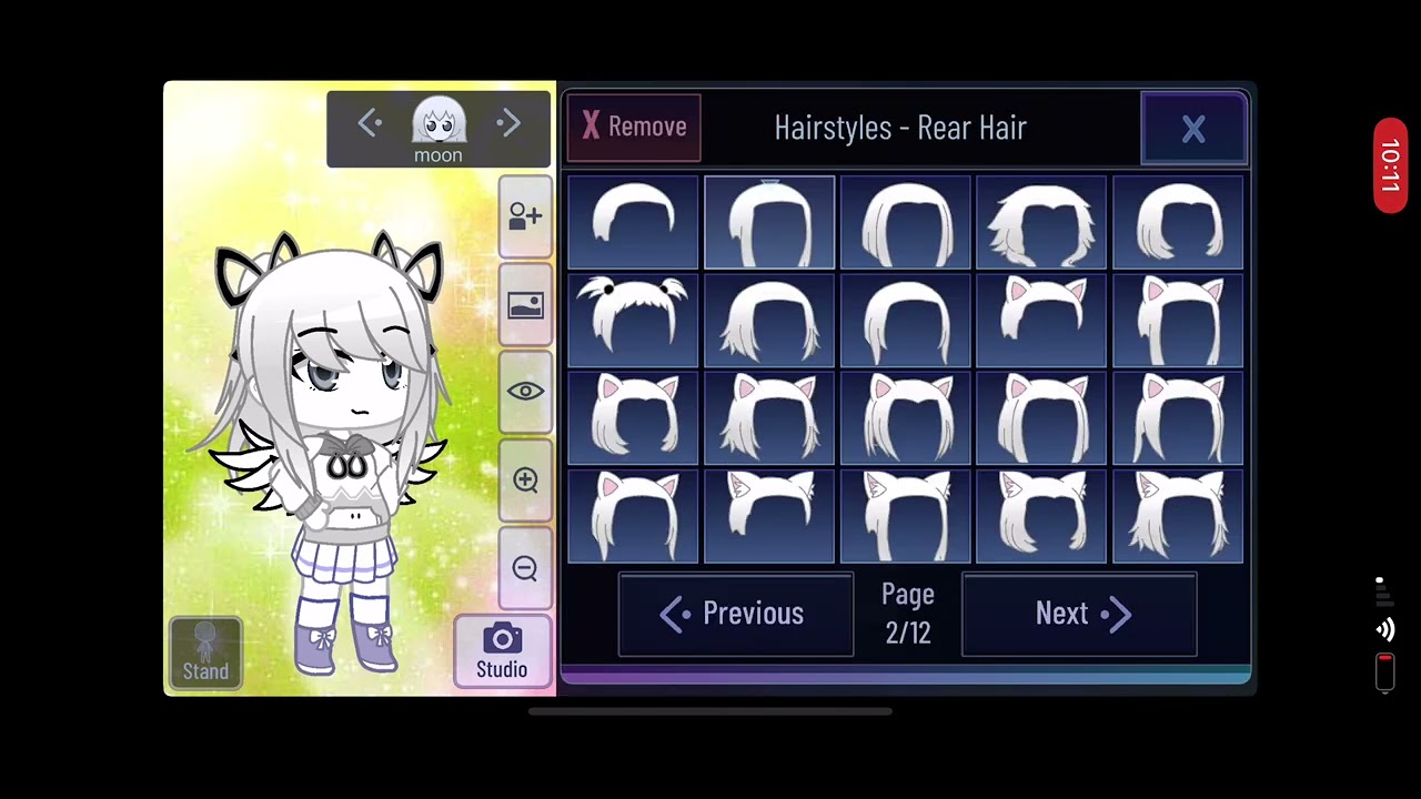 How to make earth and moon in gacha club - YouTube
