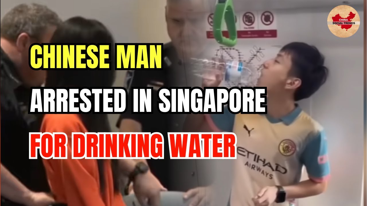 Chinese Man Drinks Water on Singapore MRT to Provoke — And Arrested ...