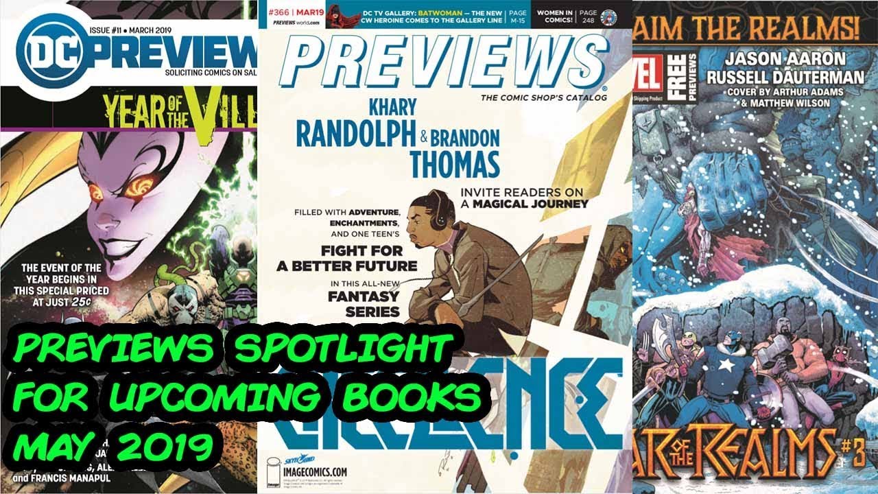 Previews Spotlight - Upcoming Comic Books for May 2019!! - YouTube