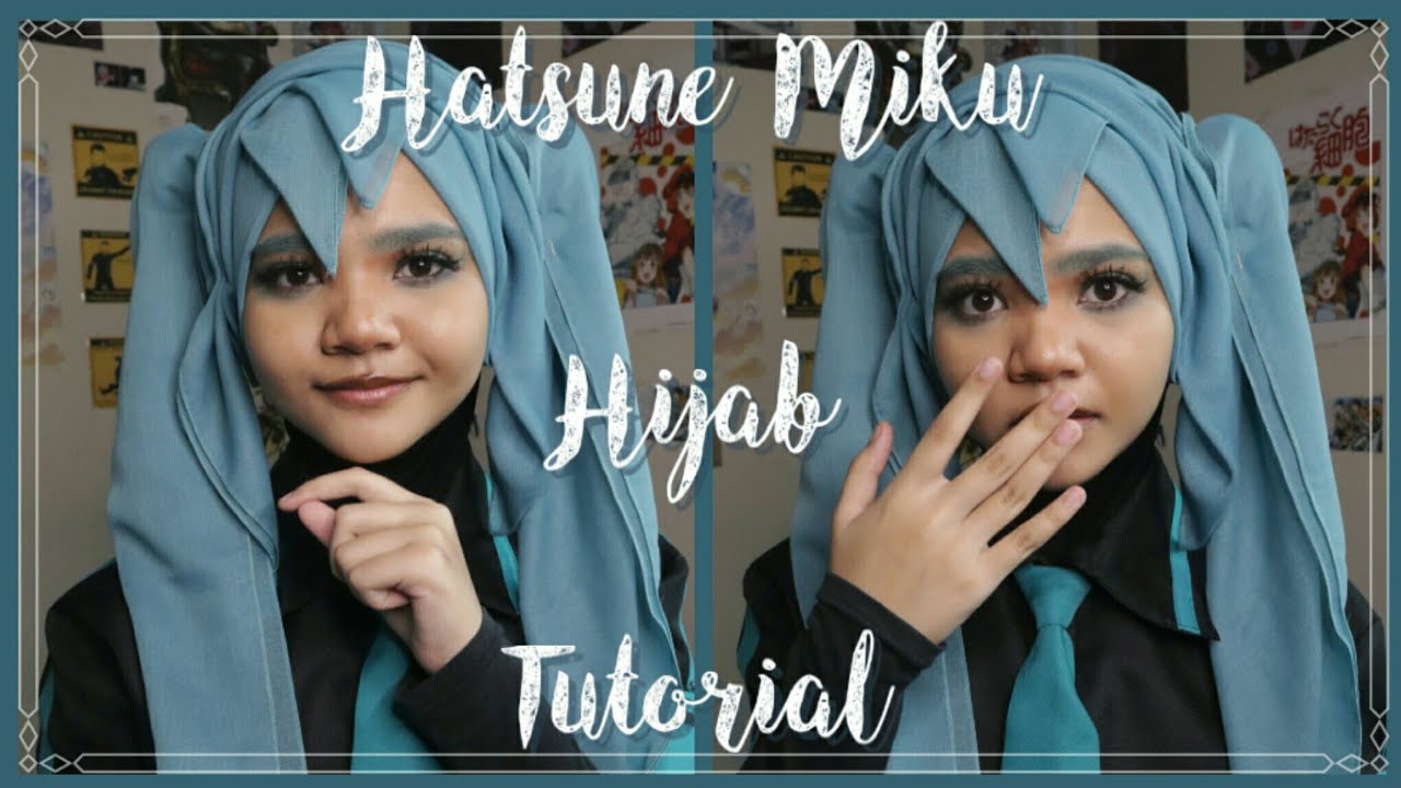 Hatsune Miku | Hijab Cosplay Tutorial | Aisyen - YouTube