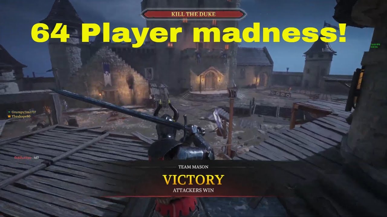 Chivalry 2 - 64 man crossplay multiplayer - YouTube