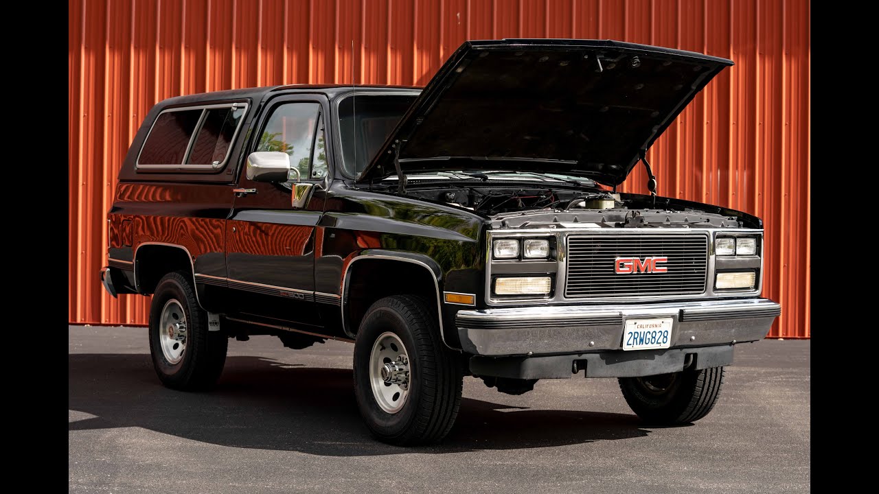 1990 GMC Jimmy (1 of 4 videos): Cold Start - YouTube