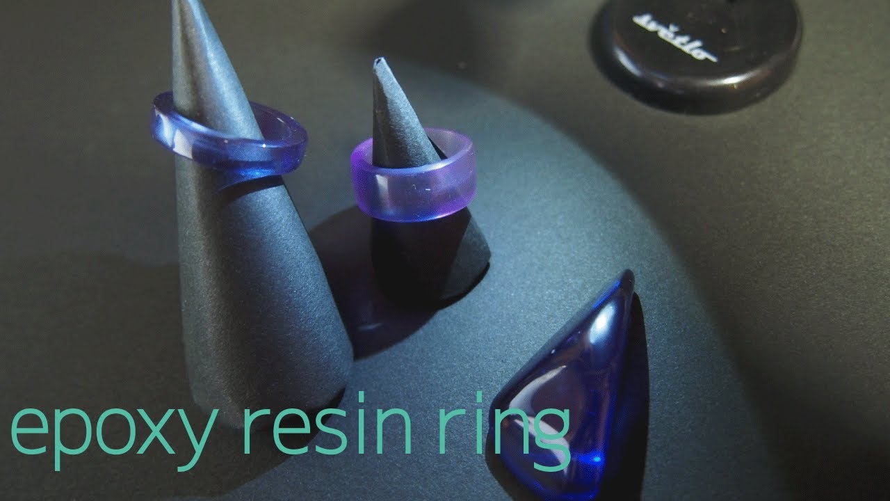 epoxy resin ringを作ってみました - YouTube