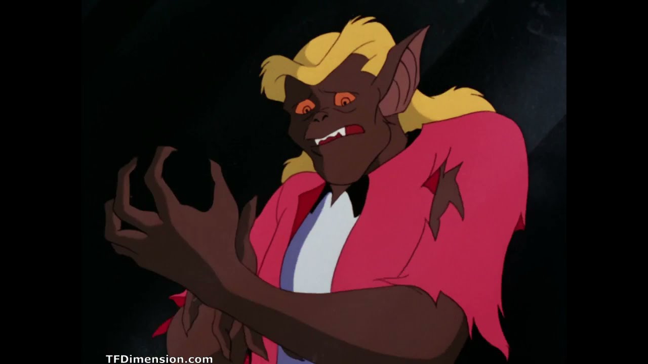 Female into anthro Bat tf + revert - YouTube