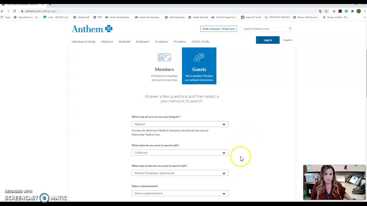 Finding an Anthem PCP ID - YouTube