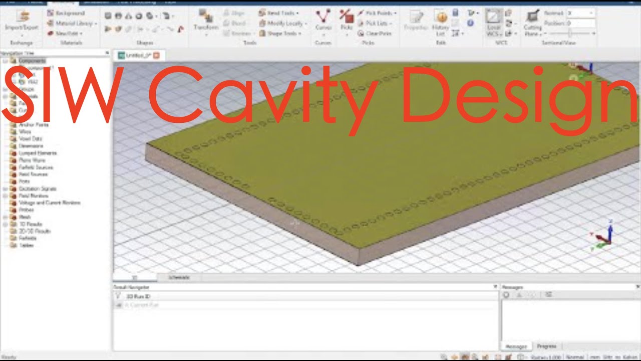 How to Design the SIW Cavity - YouTube