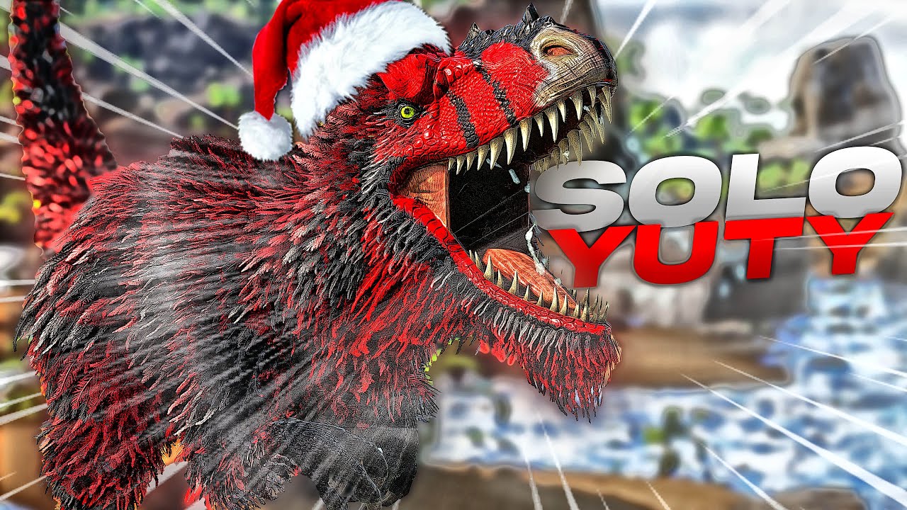 ARK pero REEMPLACÉ cada DINO por un YUTYRANNUS... - YouTube
