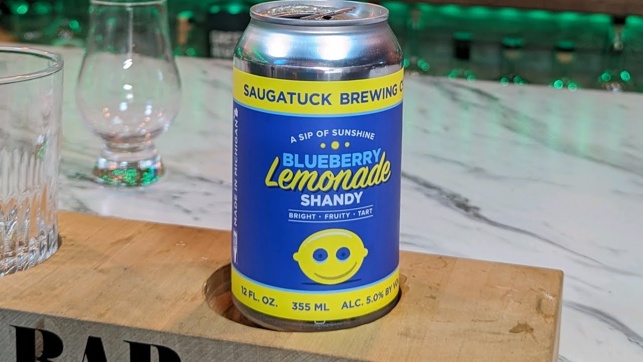 Brews In The Land: 74 Blueberry Lemonade Shandy - YouTube